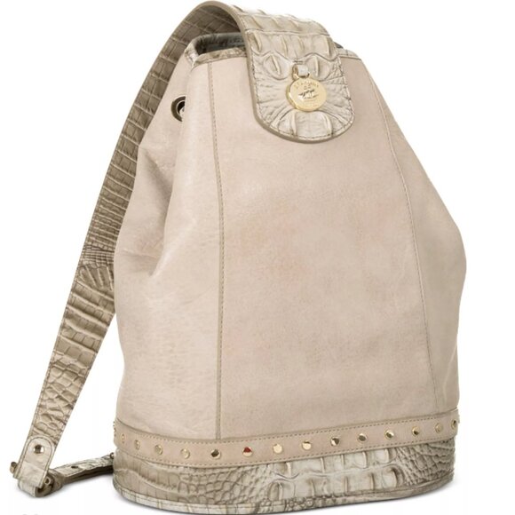 Brahmin | Bags | Brahmin Allie Clay Edena Sling Backpack Style Bag T4 ...